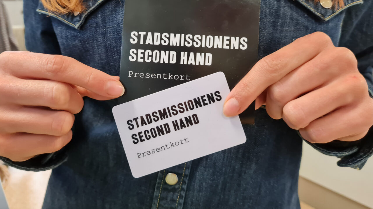 Presentkort Stadsmissionens second hand - Göteborgs stadsmission